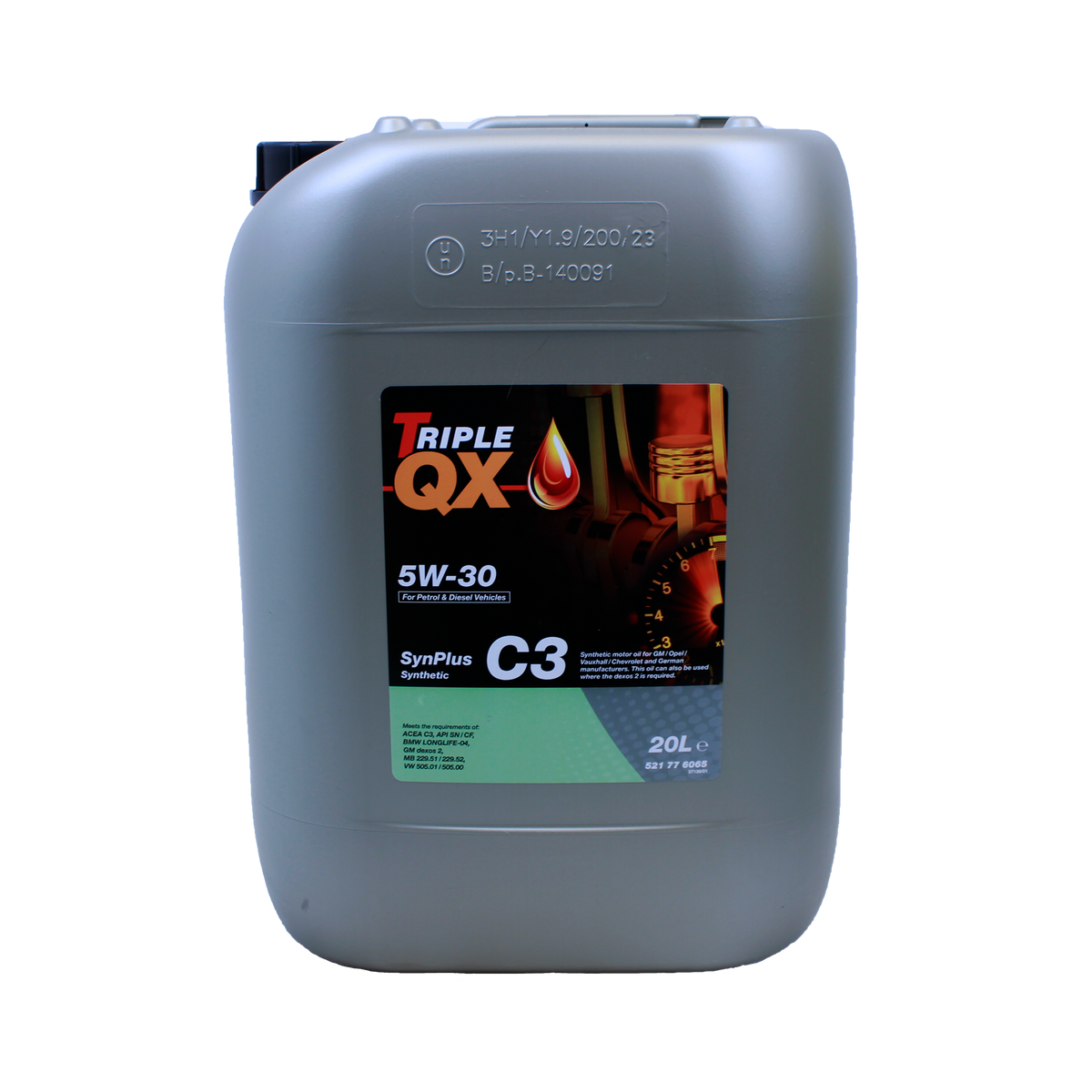 TQX Fully syntetic 5W-30, C3 - 20 Liter – Partodepot